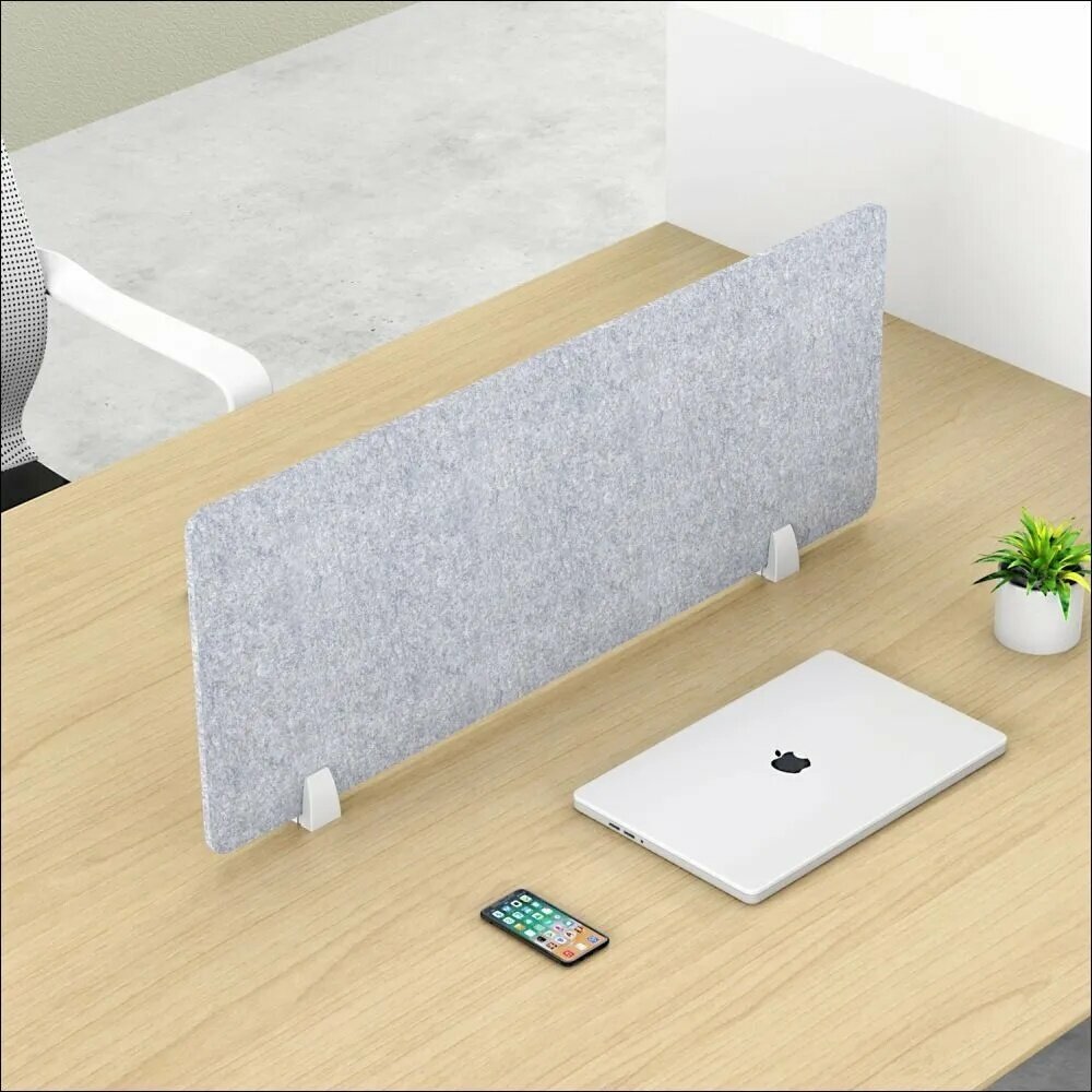 Перегородка для рабочего стола Xiaomi YouPin акустическая, 80×30 см, звукоизолирующая, из плотного войлока, для офиса и