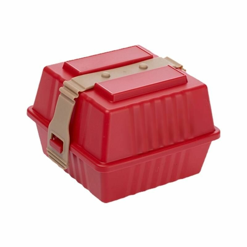 Гамбургер ланч-бокс, - Красный более хрустящий