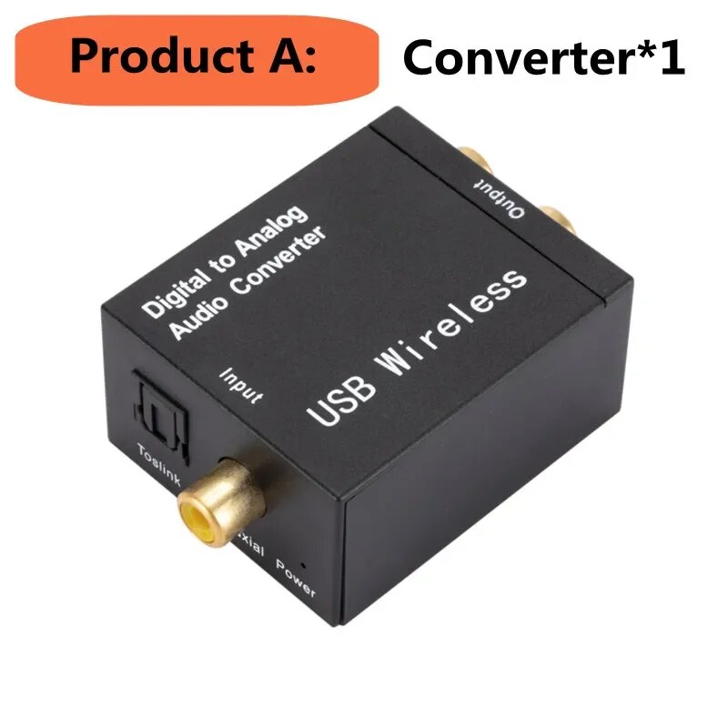 GRWIBEOU портативный ЦАП Bluetooth 4.0 Converter only