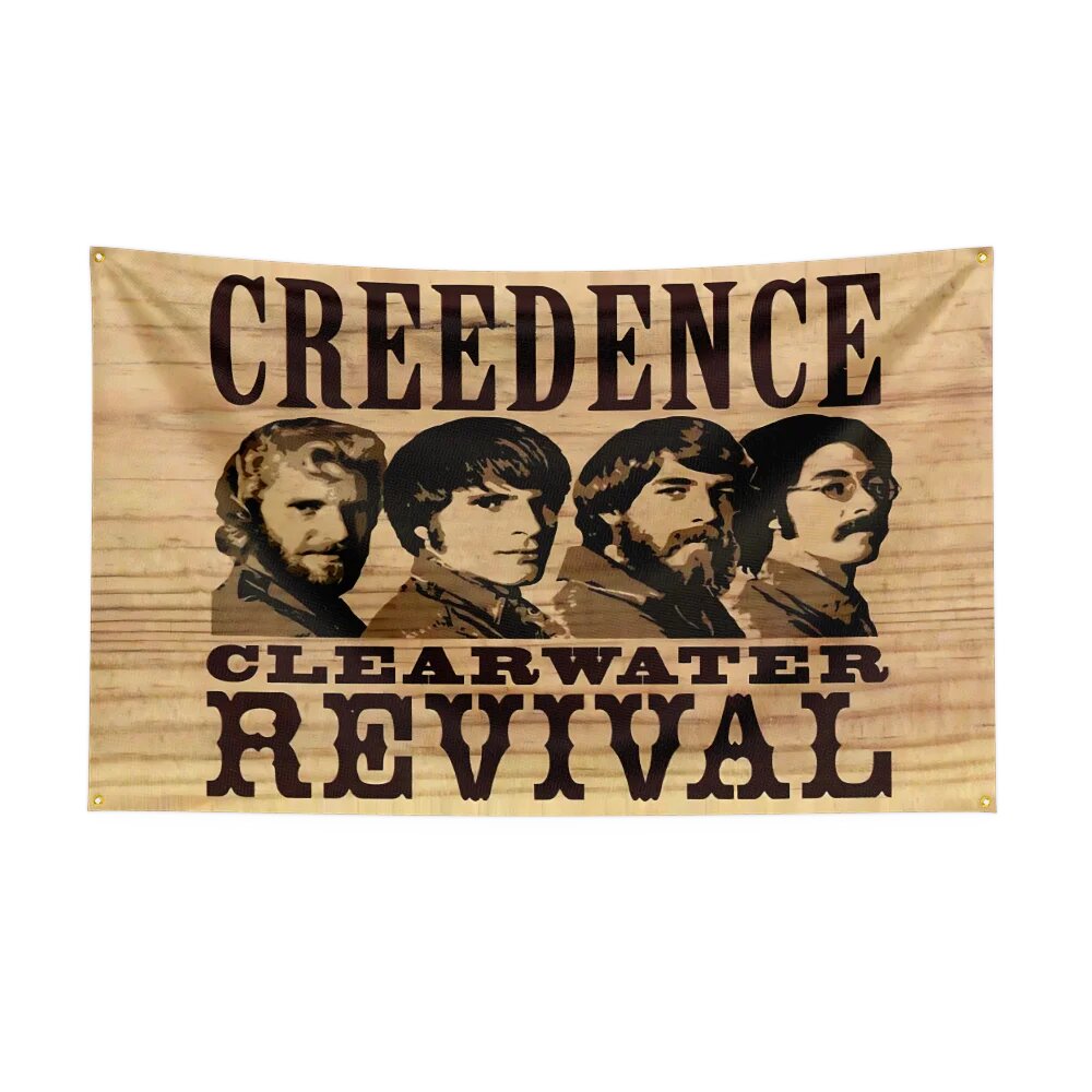 Флаг Creedences Heavy Rock Band 3х5 футов 60 х 90 см, ZH8114