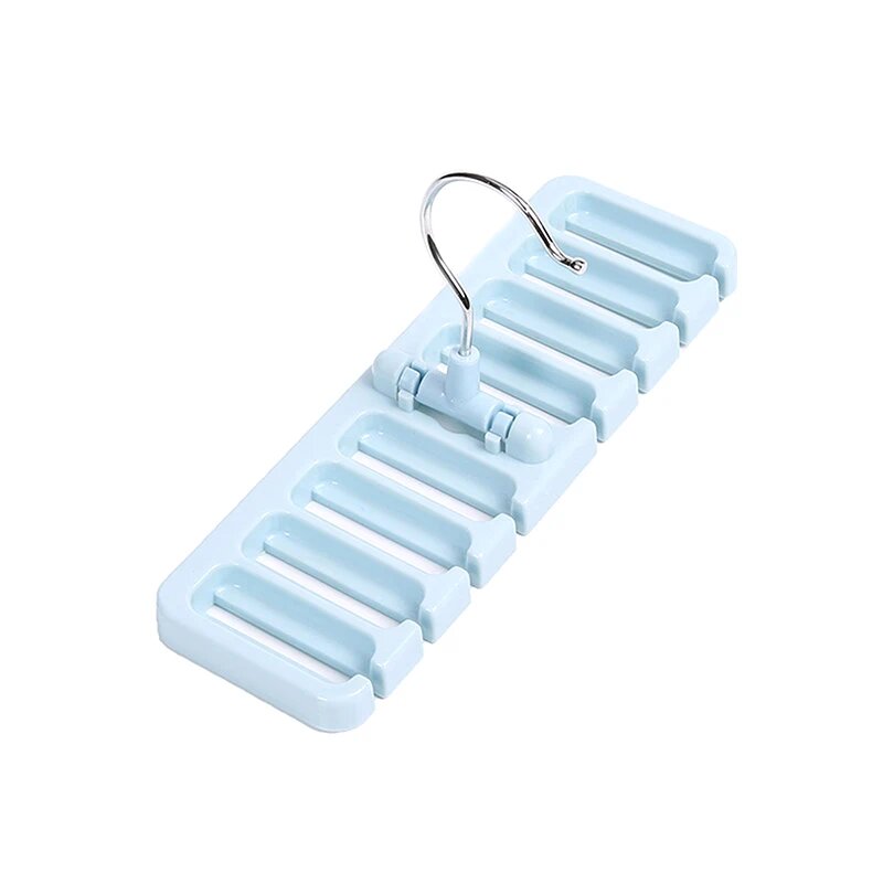 Пластиковая многофункциональная вешалка для ремней и галстуков Blue S