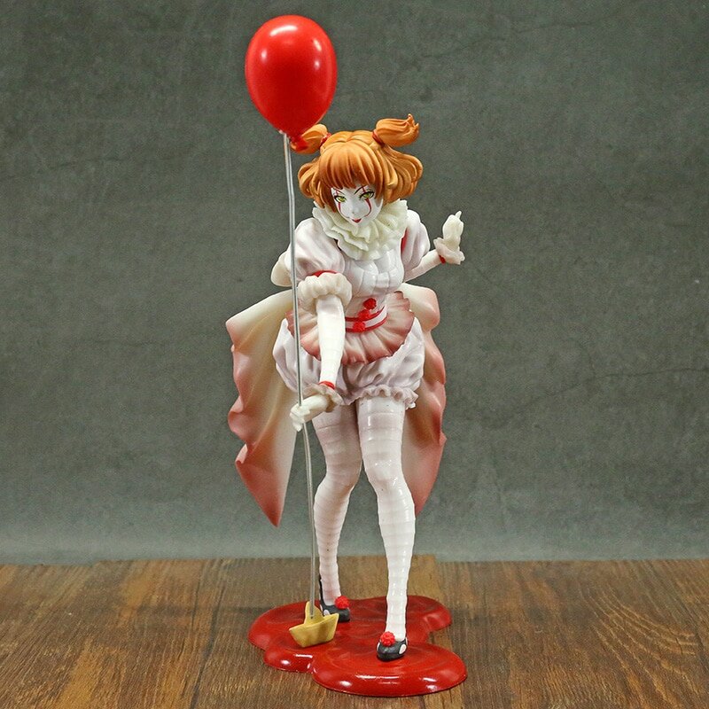 Ужас Bishoujo Статуя Pennywise Коллекция Живопись Модель Игрушка Brinquedos Кукла Действие Фигура (Розовый)