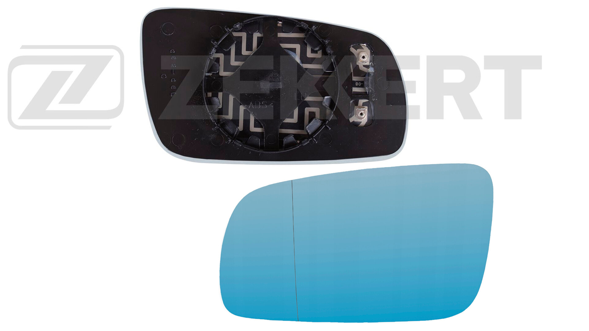 Стекло зеркала левый с подогревом Zekkert Германия на Volkswagen Polo . Зеркало на Фольксваген Поло 1998 - 2001гг
