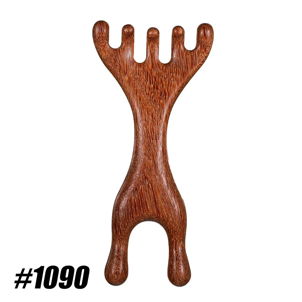 Деревянная массажная расческа, массажер для головы и ног, древесные терапевтические массажные инструменты для головы, спины, ног, ног, деревянный массажер для кожи головы