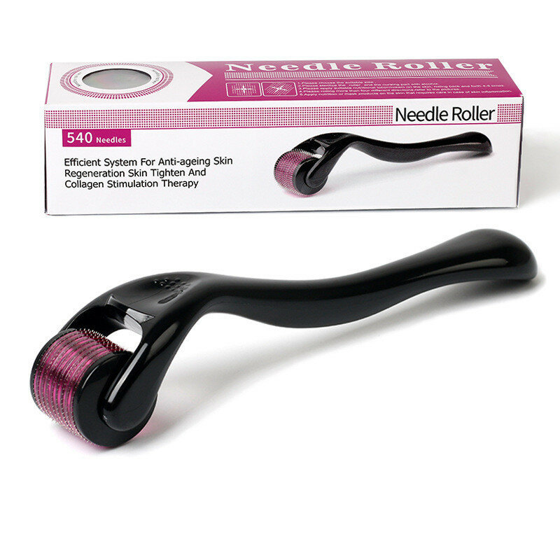 Superior abs microneedle roller для безопасных и стерильных процедур ухода за лицом с легким дизайном 1 мм