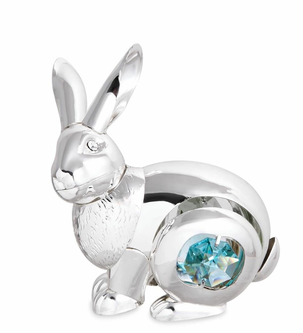 Фигурка Кролик посеребр. с цв. кр. A2097106 Crystal Temptations, Металл, кристалл
