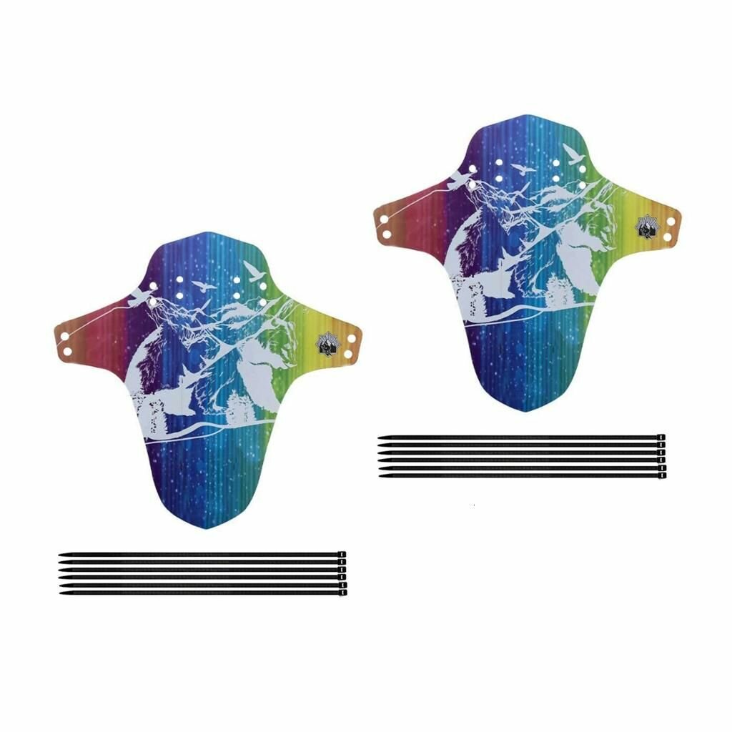 2 шт. Съемные грязезащитные щитки, - Стиль K