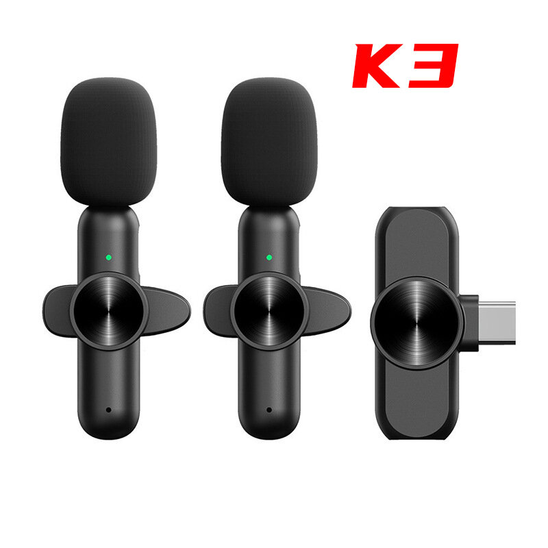 J3 Новая частная модель беспроводного петличного микрофона для мобильного телефона, прямой трансляции, шумоподавление, интервью, мини-микрофон