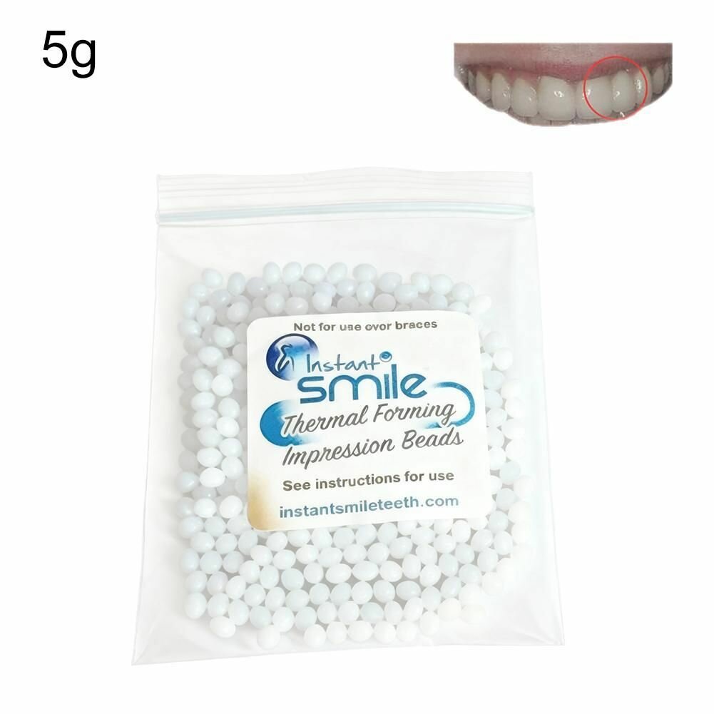 Фиксатор для зубных протезов твердый безопасный для надежного крепления на весь день