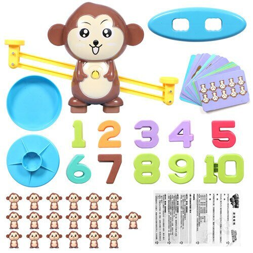 Математические игры Обезьяна Баланс Числа Игра Игрушки, раннее образование Простая хирургия Дети Учебные головоломки Игрушки Лучшие подарки Гаги и практические шутки ()