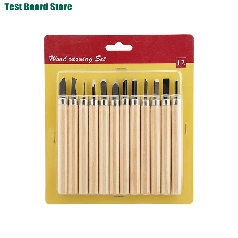 Набор долот для резьбы по дереву 12 шт.