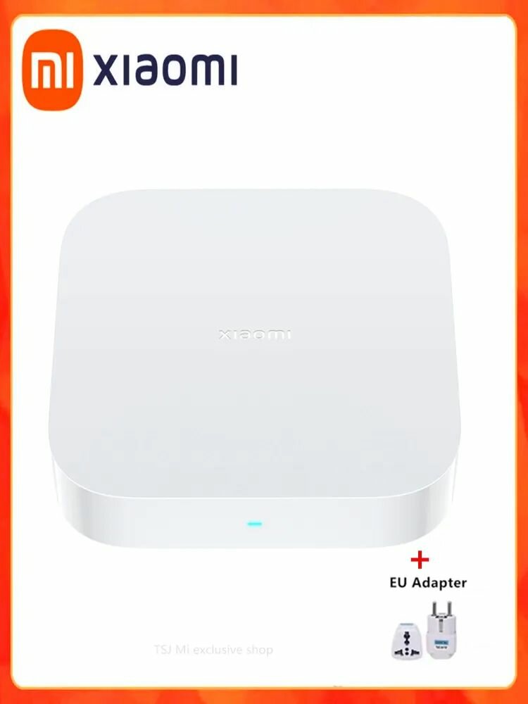 Шлюз умного дома Mijia Smart Multi-Mode Gateway 2 DMWG03LM, белый, поддержка ZigBee и Wi-Fi, до 200 устройств