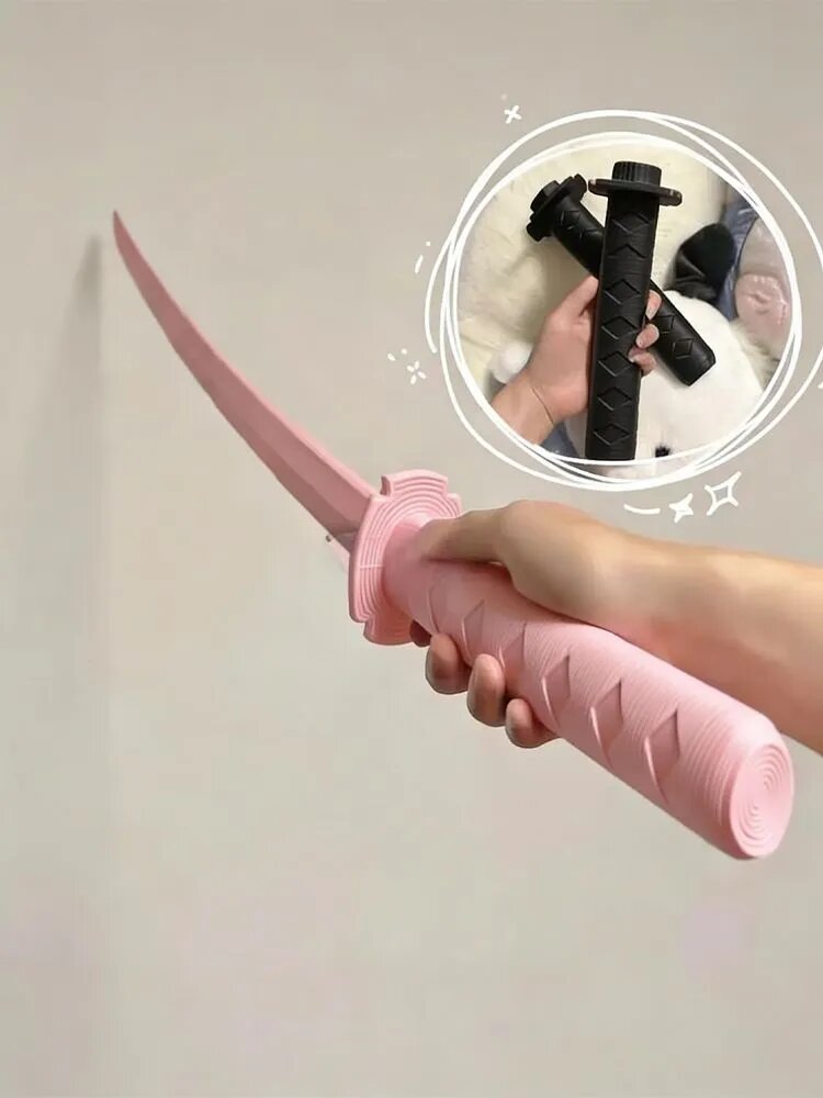 3D Креативная выдвижная игрушка-телескопический нож-складной модель катаны