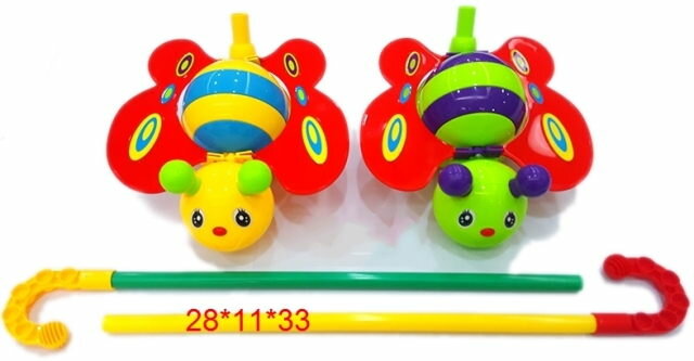 Каталка Бабочка (в пакете) 0376 с 1 года