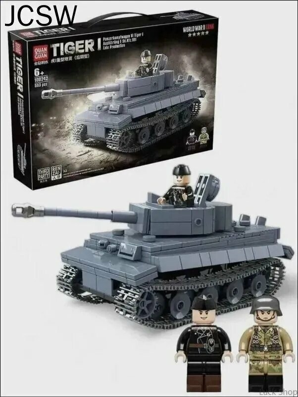Эксклюзивная модель танка Тигр I 100242, 503 детали для сборки
