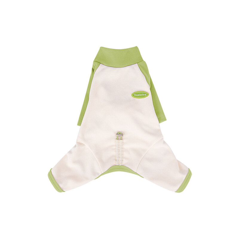 Горячая распродажа SG, веселая вечеринка, осень-зима, INS, четырехлапая цветная блоковая термобазовая рубашка, теплая внутренняя одежда, одежда для собак Тедди Шнауцера