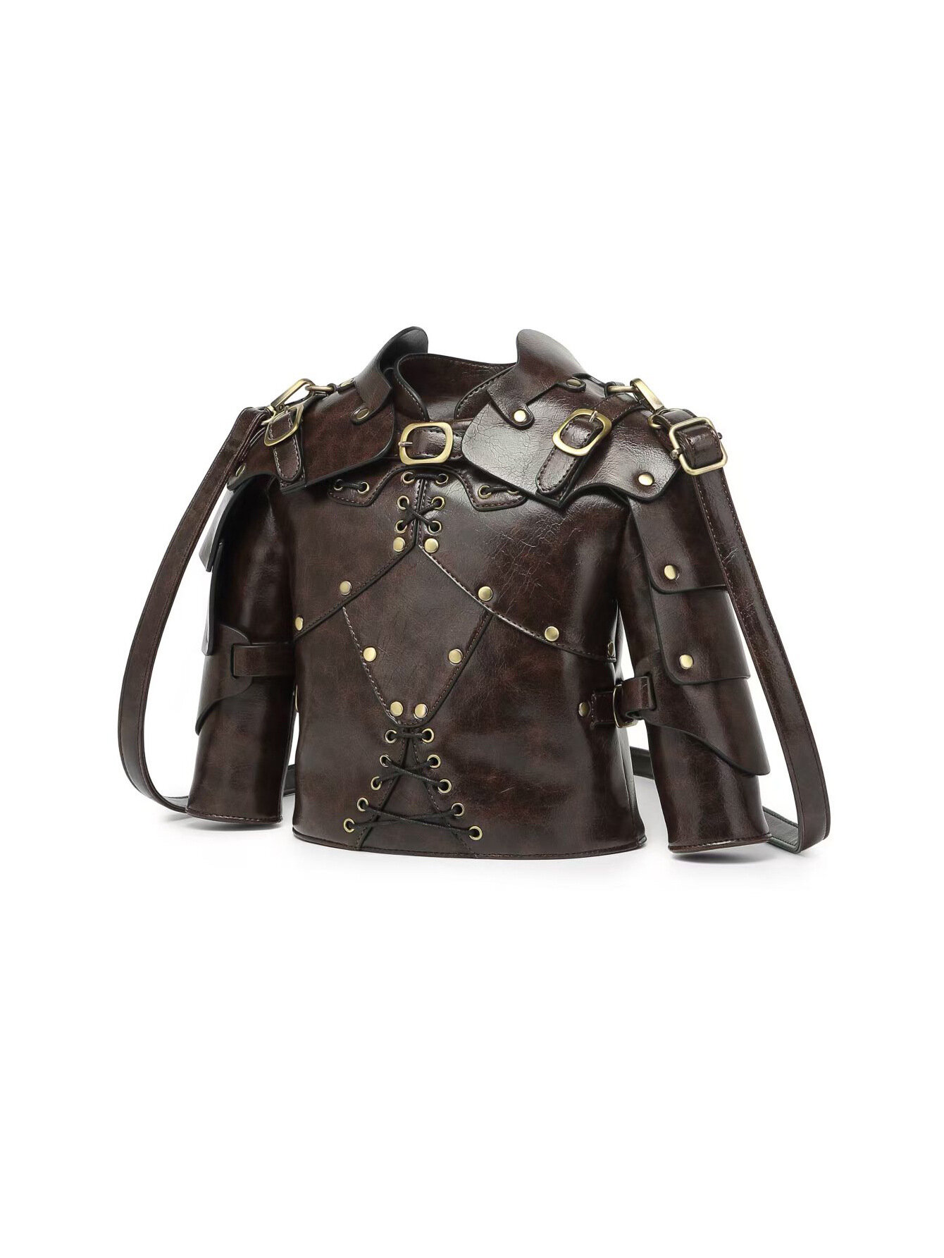 Сумка в форме шлема викинга в европейском и американском средневековом стиле Shein Temu, Y2K, плечевая сумка, нерегулярная сумка через плечо