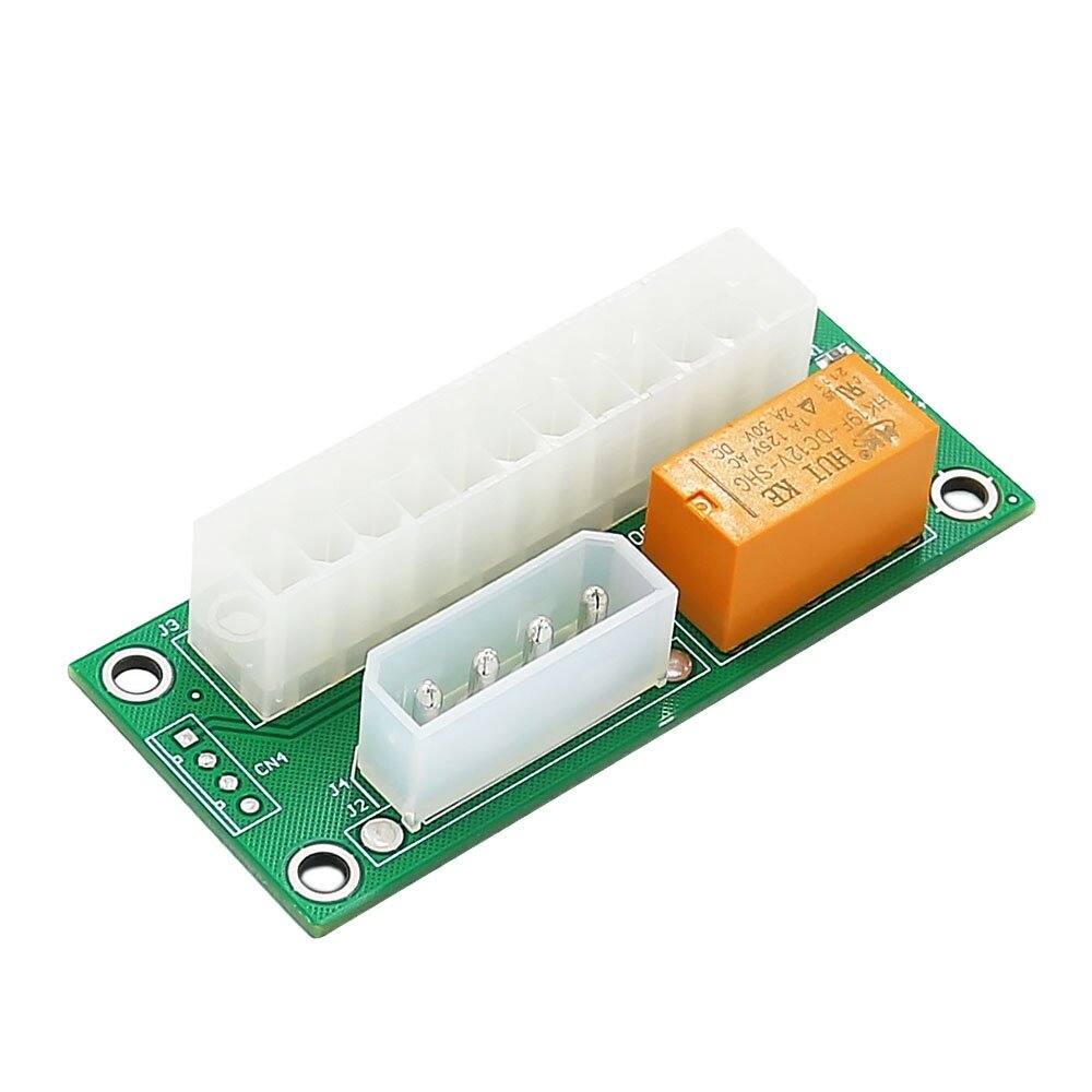 ATX Dual PSU Адаптер для нескольких блоков питания Плата синхронного питания Добавьте 2 блока питания со светодиодным индикато два источника питания синхронный режим