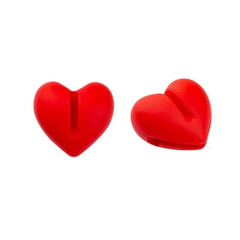 Клипса для датчика температуры, красное сердце