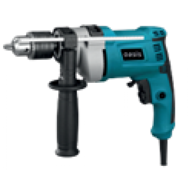 Дрель ударная 850ВТ 0-3300 об. МИН.0-52800 УД/МИН реверс РЕГ. Об. Патрон 13ММ МЕТ. РЕД ВЕС 2.1КГ OASIS