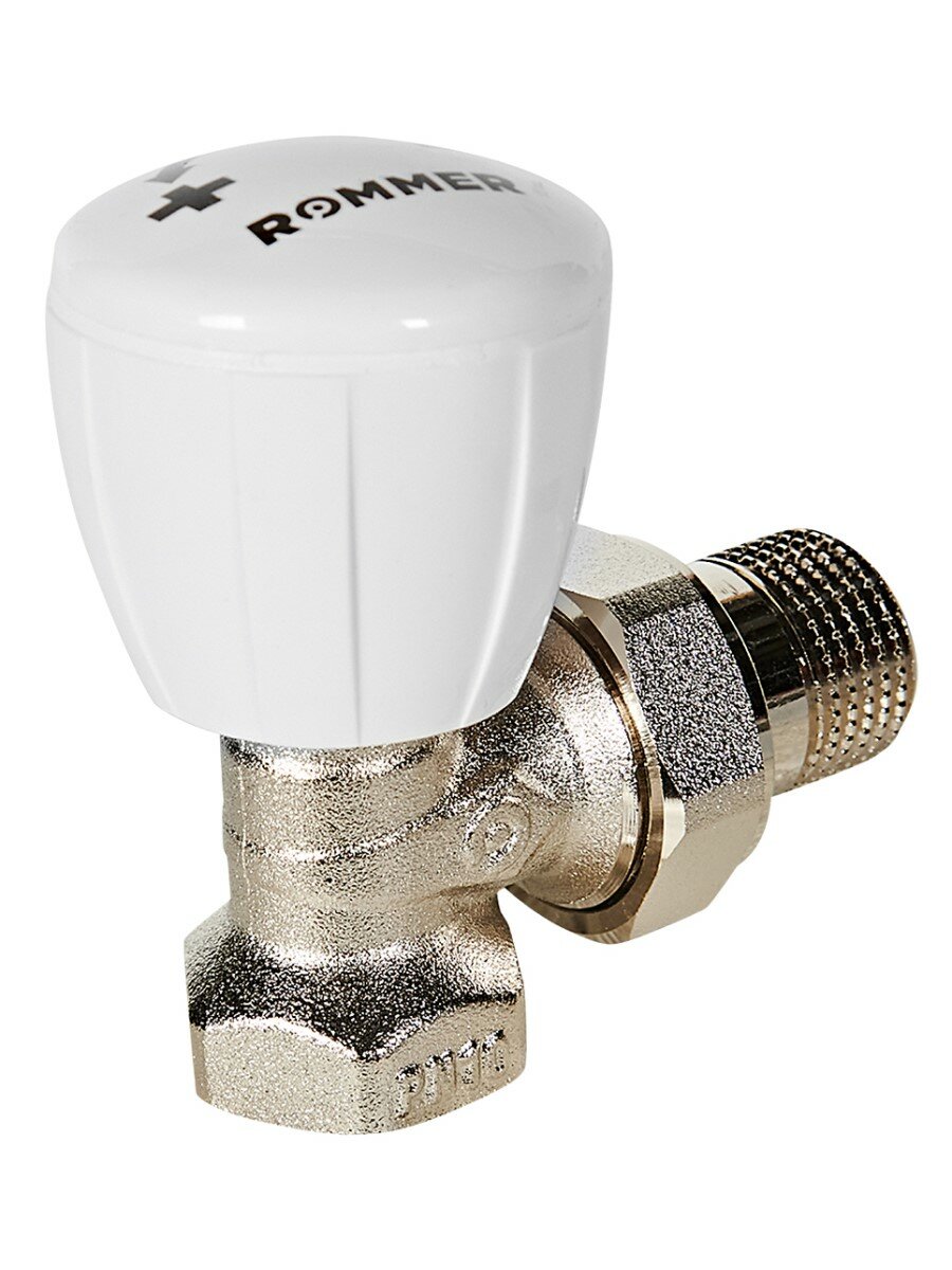 Клапан ручной регулирующий ROMMER 1/2", угловой (RVR-0002-100015)