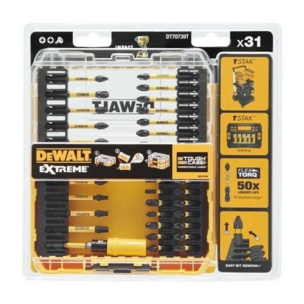 Набор бит и насадок DeWalt FLEXTORQ DT70739T