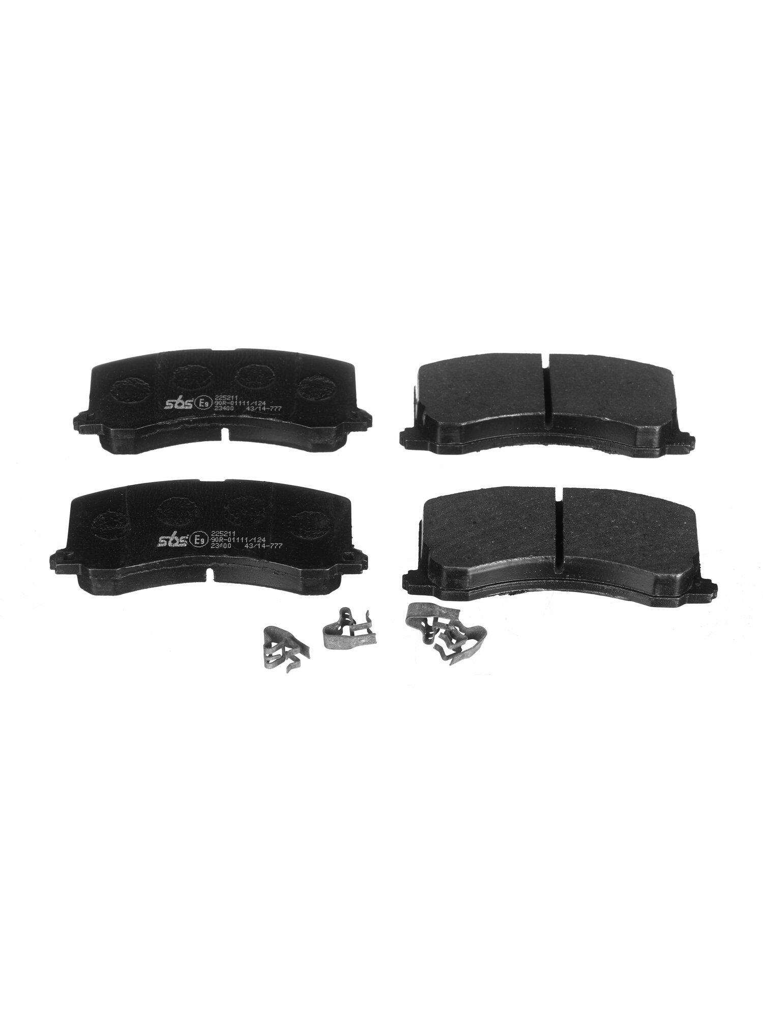 Колодки тормозные дисковые задние NK (225207)