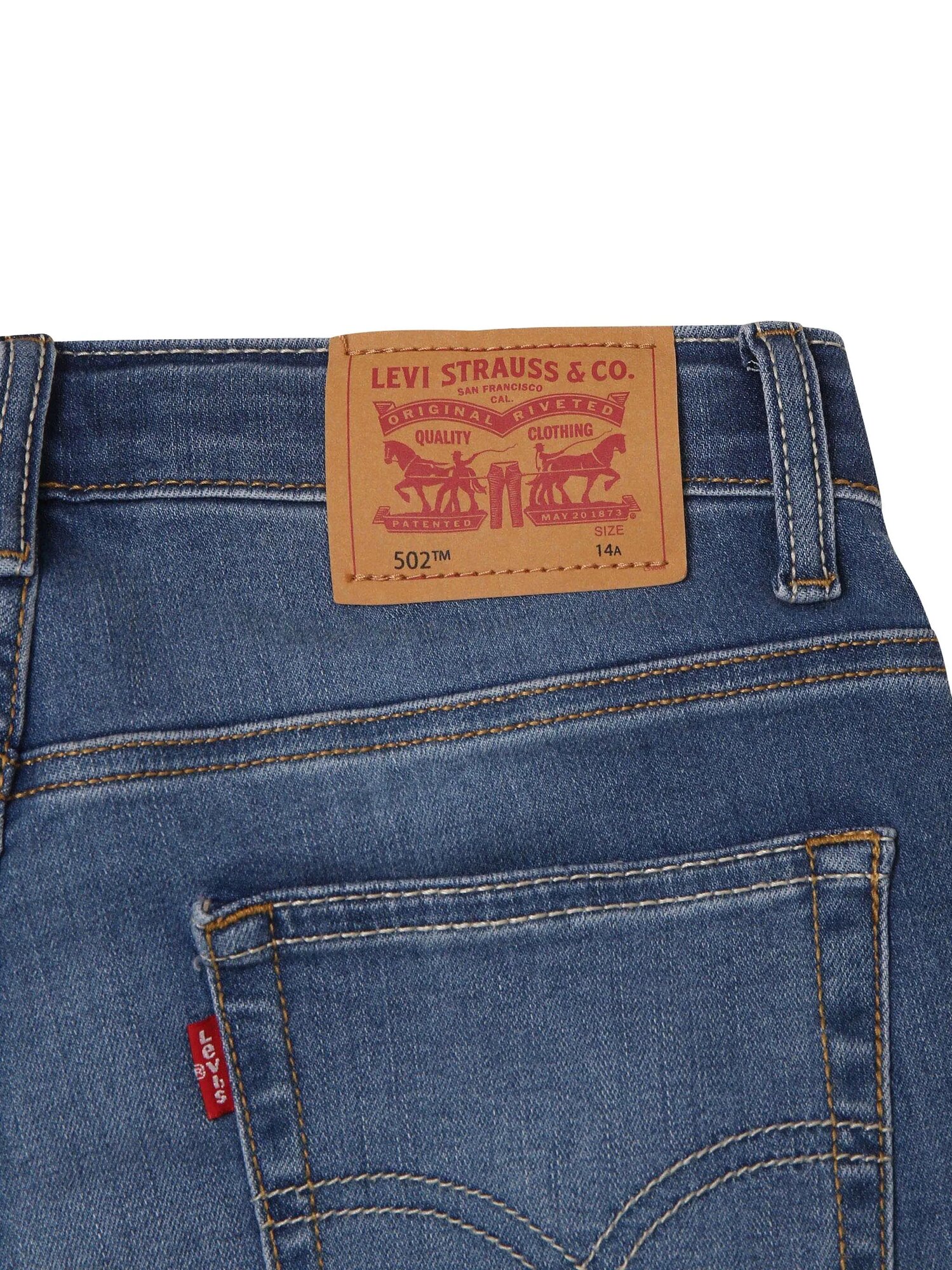 Джинсы Levi's 502, размер 10 лет, синий — фото 1