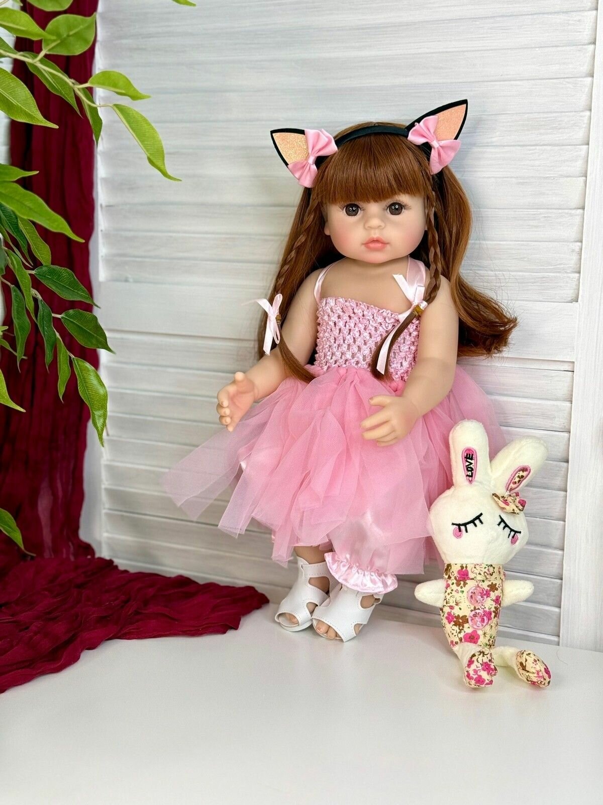 Кукла Реборн виниловая 48см в пакете (FA-063A)