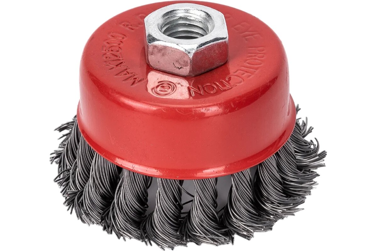 Кордщетка чашеобразная витая М14, 75 мм (Кордщетка для УШМ)