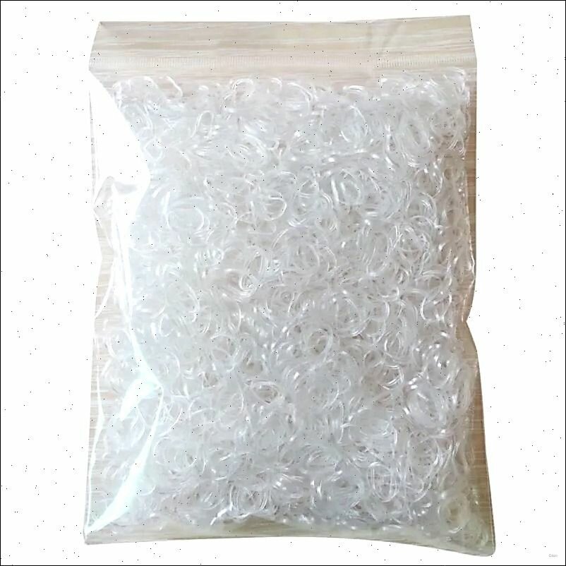 Одноразовые прозрачные резинки - средние, 300 шт.