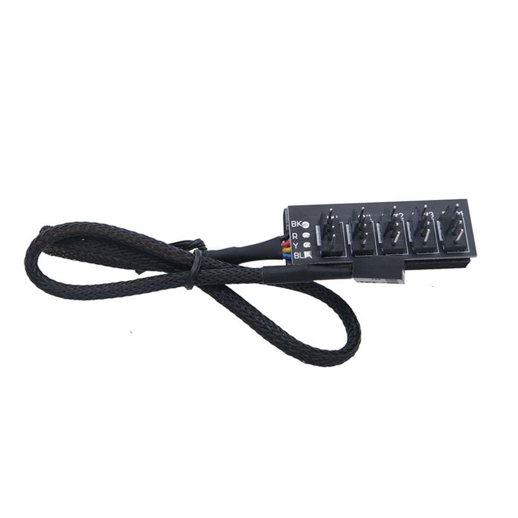 Компьютерные соединения и разъемы, Материнская плата с 4-контактным ШИМ-концентратором вентилятора