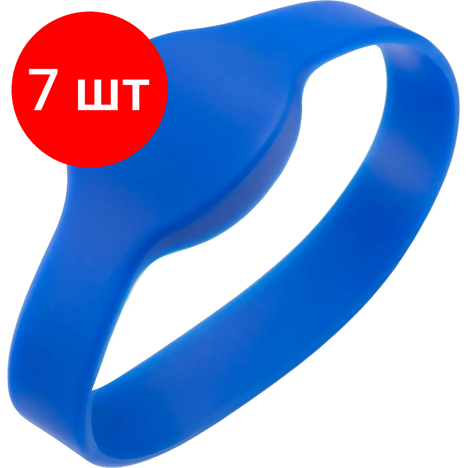 Комплект 7 штук, Браслет Bigtech EM-Marine (синий)
