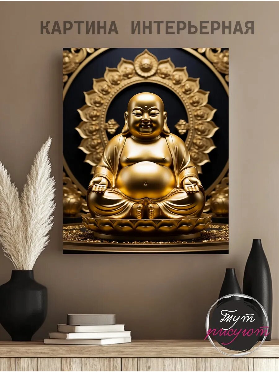 Картина интерьерная на стену Символ богатства 40х50 см