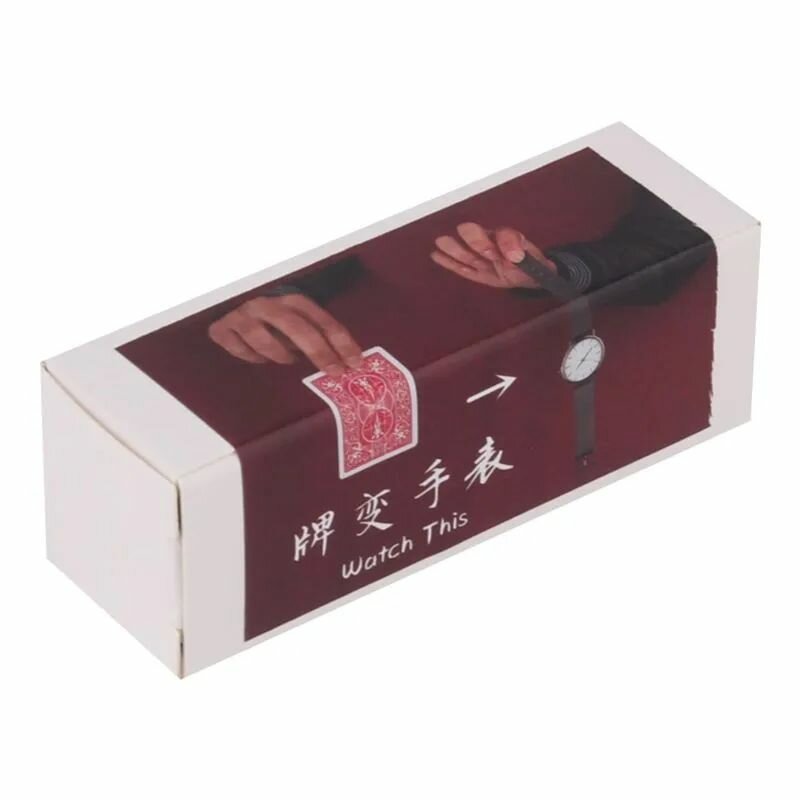 (1 комплект) Фокус "Карта превращается в часы"