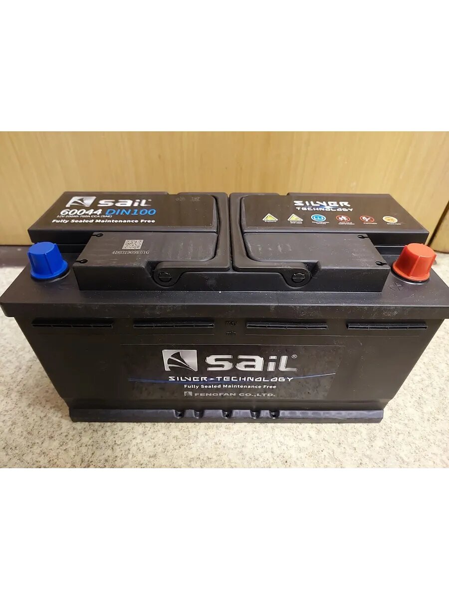 Аккумулятор SAiL 100R 12V 100Ач 760А 353x175x190 обр. пол.