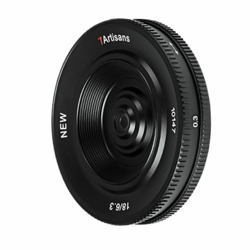 Ручной ультратонкий объектив-блинчик 7artisans 18mm F6.3 Mark II, APS-C для Sony E ZVE10, Fujifilm FX, Nikon Z Z50/Z fc Micro 4/3