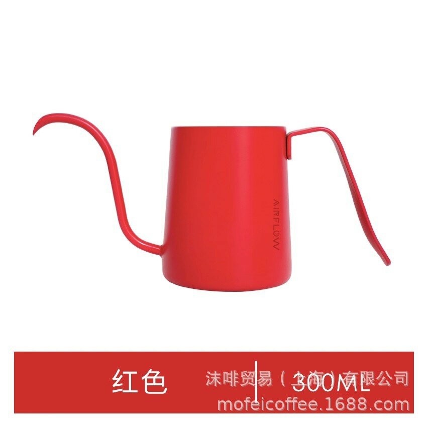 Миниатюрный портативный кофейник Airflow Coffee Dovetail для ручного заваривания с тонким длинным носиком из нержавеющей стали.