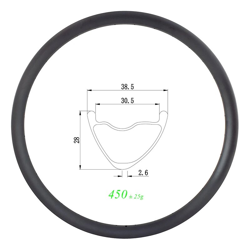 Speedsafe 650B Tubeless Карбоновые колеса 27.5" 28H UD glossy