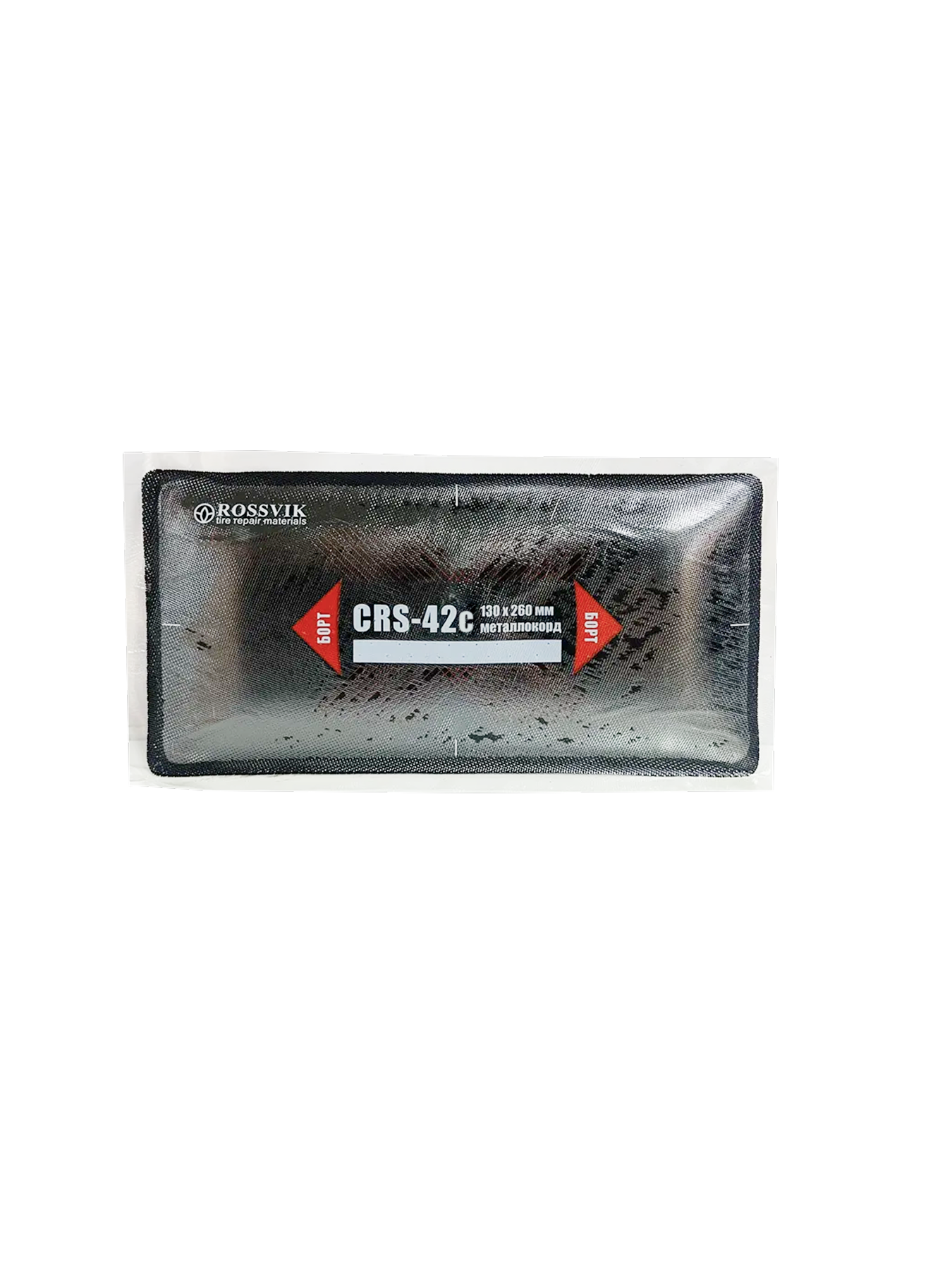 Пластырь ремонтный CRS-42с с металлокордом (термо), 130*260мм, 1 шт.
