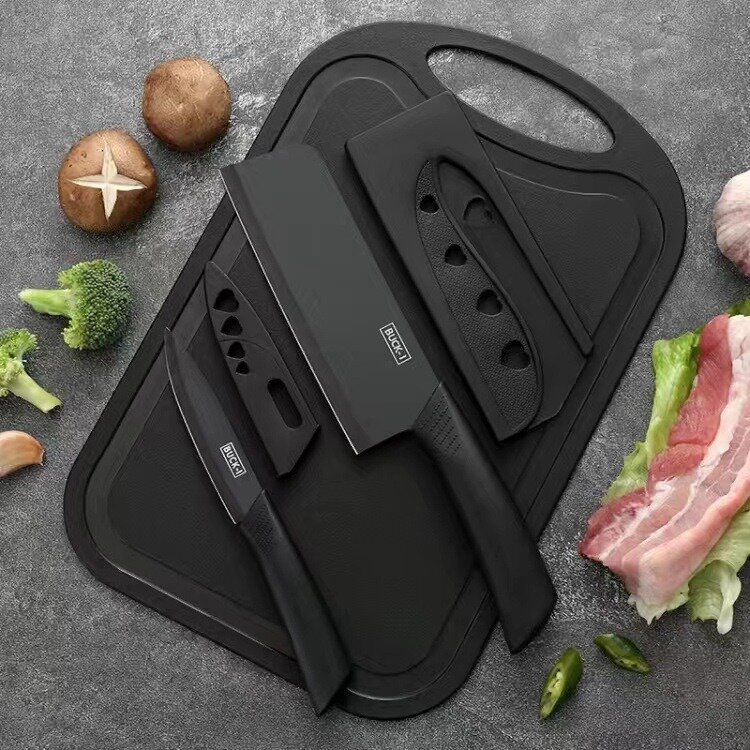 Набор ножей для нарезки детского питания, два в одном кухонный нож и разделочная доска, нож для фруктов на открытом воздухе, набор кухонных принадлежностей