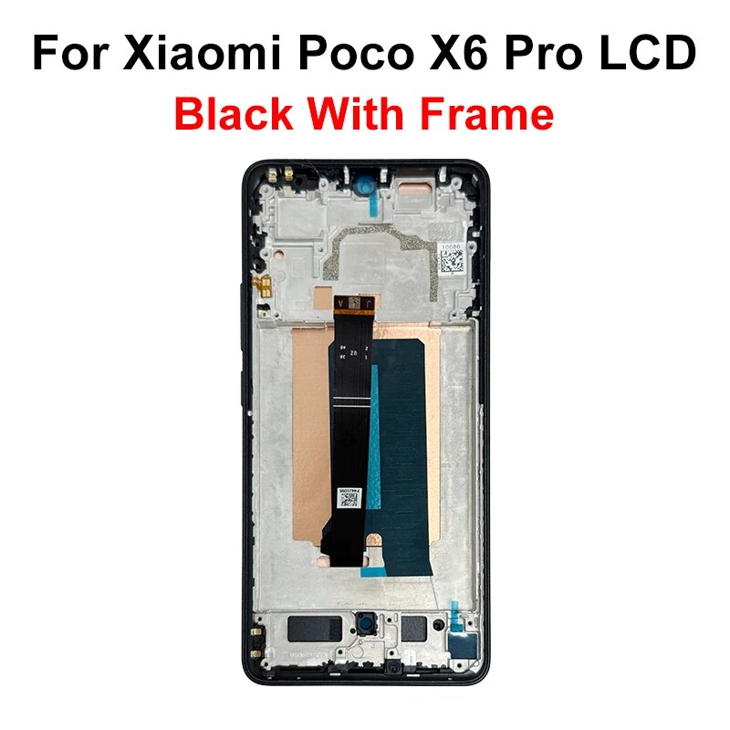AMOLED для Xiaomi Poco X4 Pro X5 X5 Pro ЖК-дисплей с цифровым преобразователем сенсорного дисплея в сборе для Xiaomi Poco X6 X6 Pro LCD 2311DRK48G