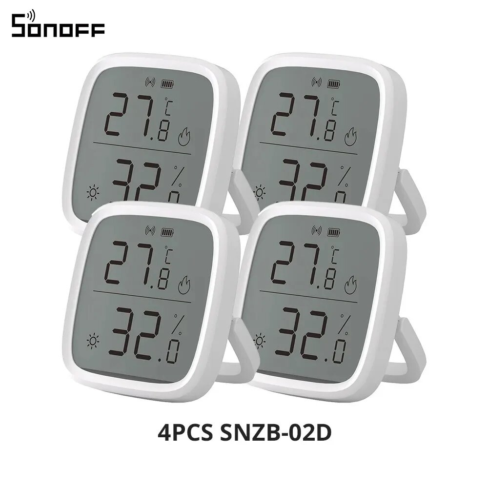 SONOFF SNZB-02D датчик температуры и влажности SNZB-02D(4PCS)
