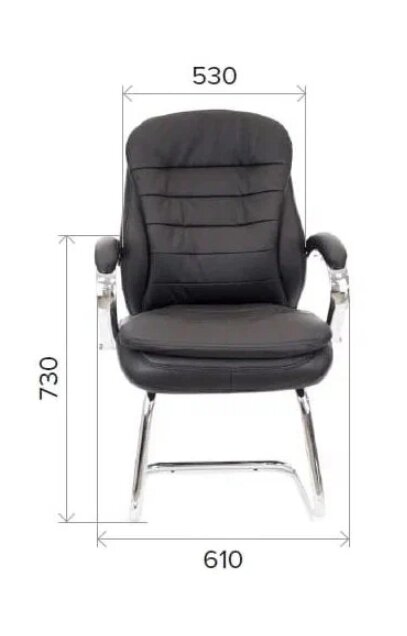 Кресло офисное Everprof Valencia CF черный