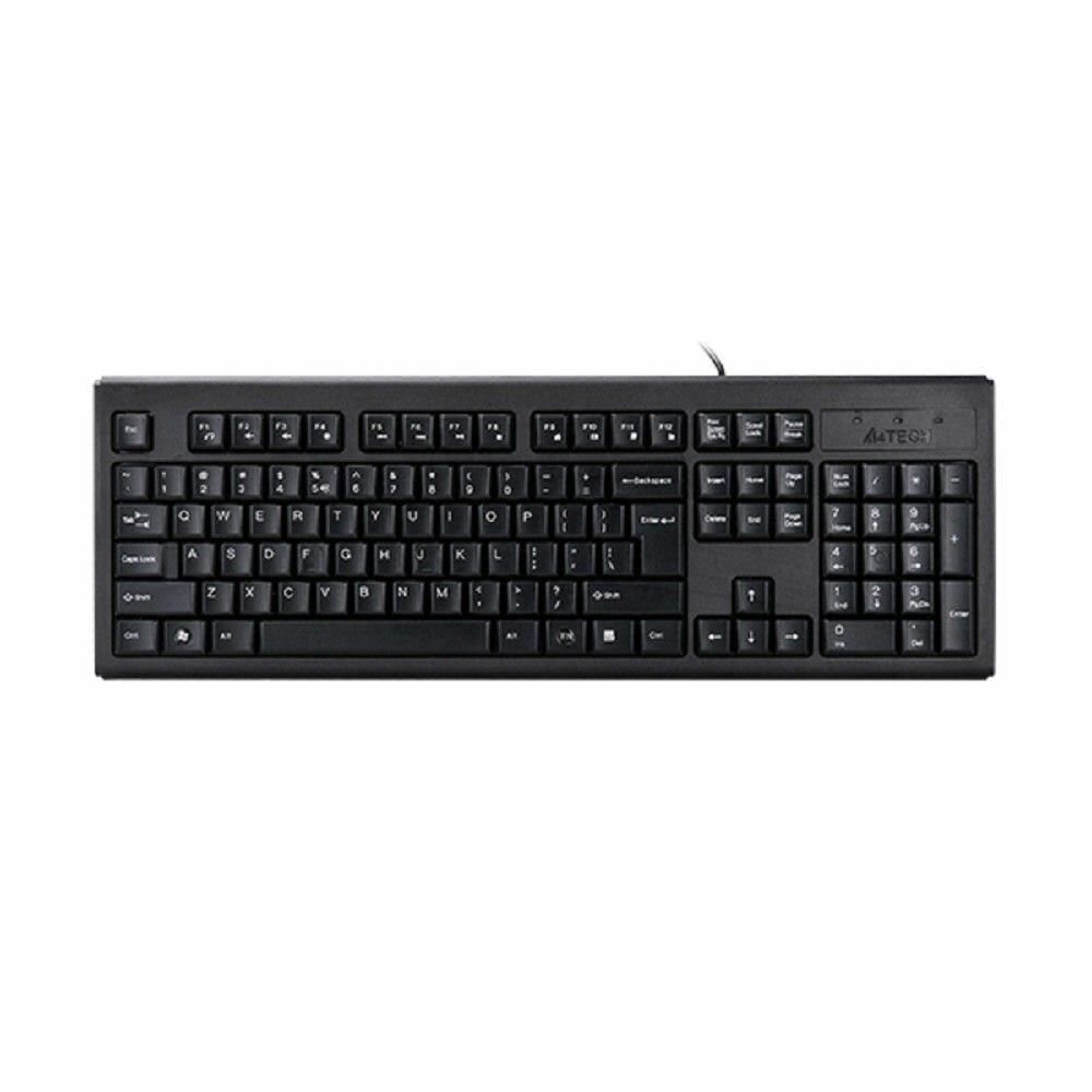 A4Tech Клавиатура A - 4Tech KR - 83 black USB, проводная USB, 104 клавиши 533406