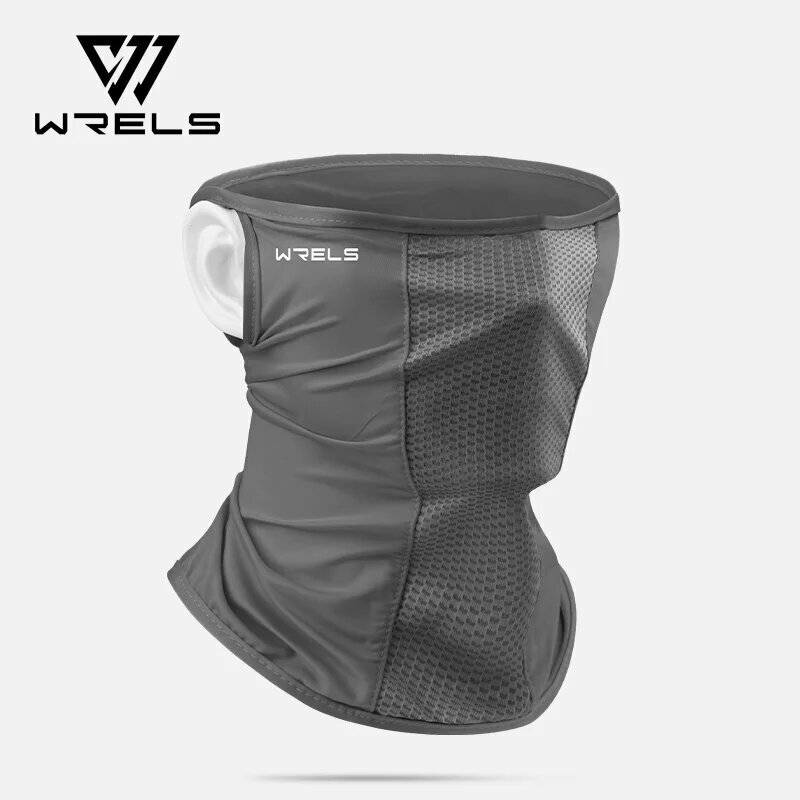 WRELS Шарф-маска из ледяного шелка, dark gray