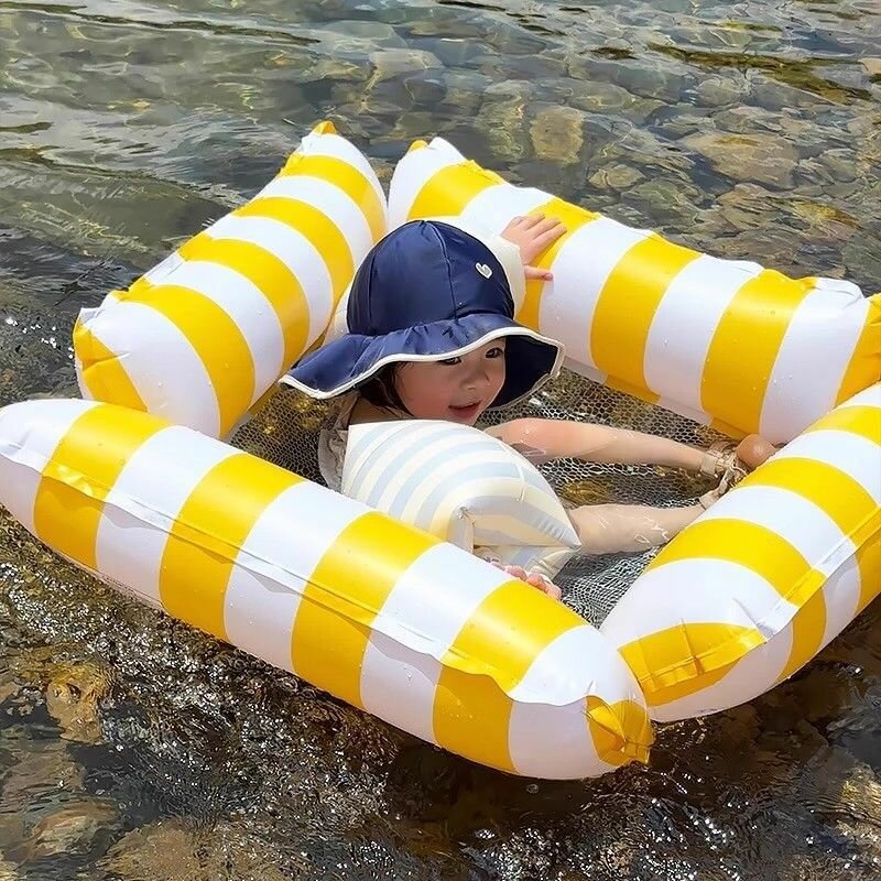 Надувной плавательный матрас, надувной плавательный круг, надувной водный матрас, игрушка для игр в воде для взрослых и детей, плавающий стул, утолщённая сетчатая кровать для взрослых, шезлонг.