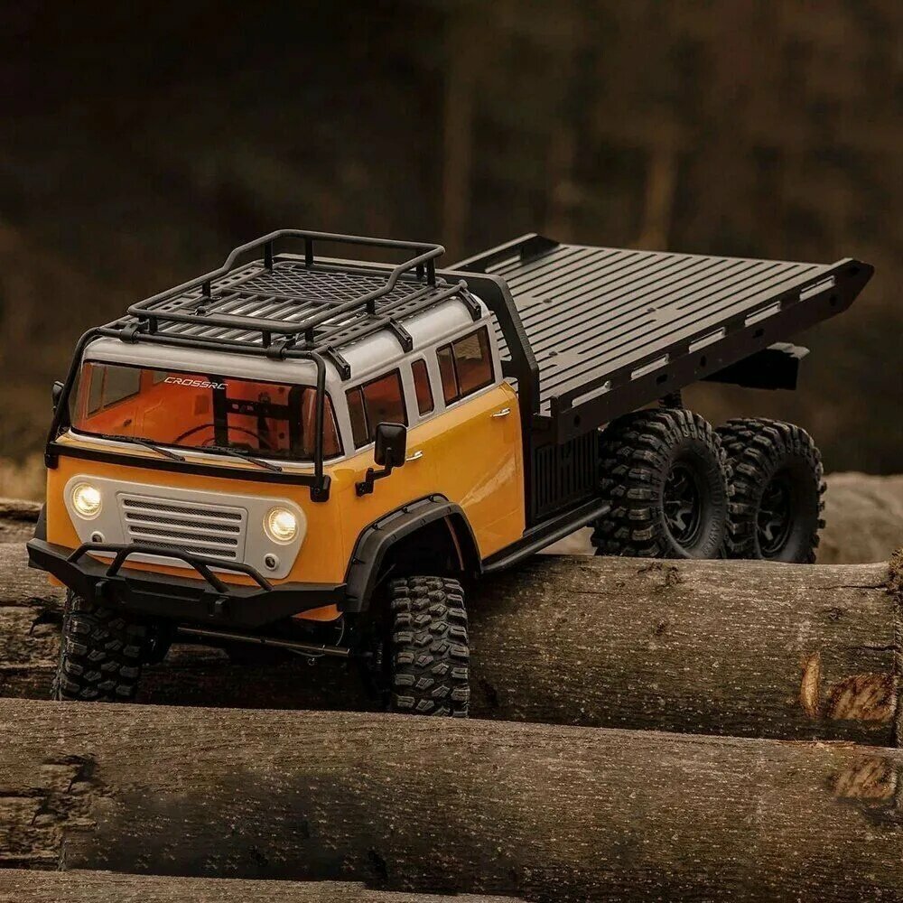 CROSSRC JT6 6WD 6X6 RTR 2.4GHz масштаб 1/10 электрическая радиоуправляемая модель автомобиля-вездехода с платформой для взрослых и детских игрушек.