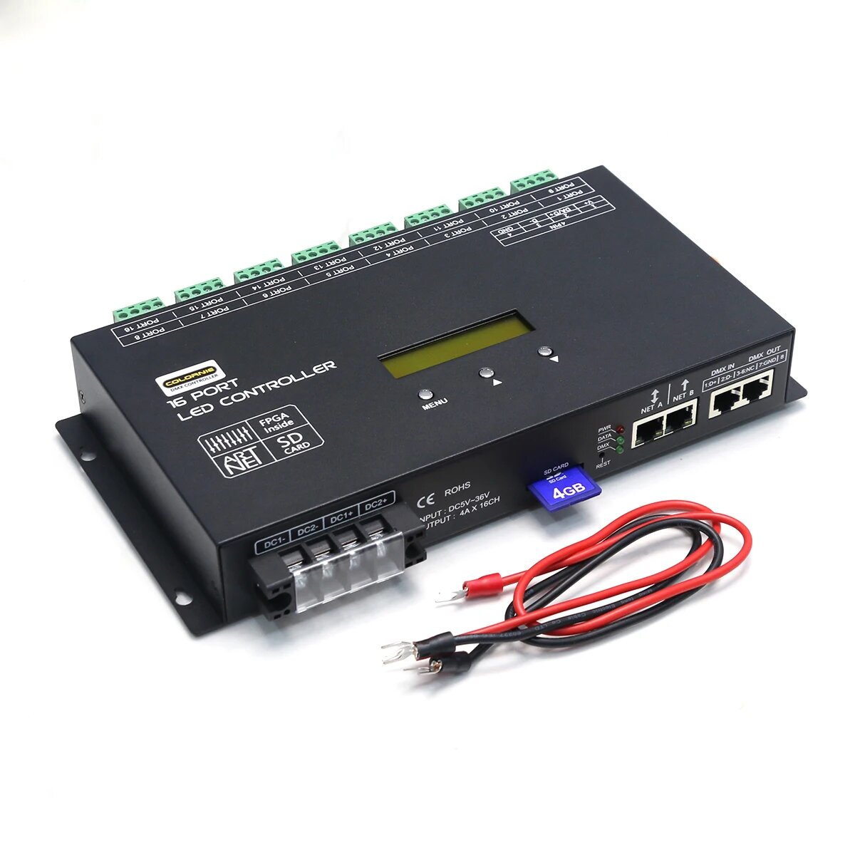 COLORNIE RGB-контроллер 16 портов для WS2811 WS2812 WS2815