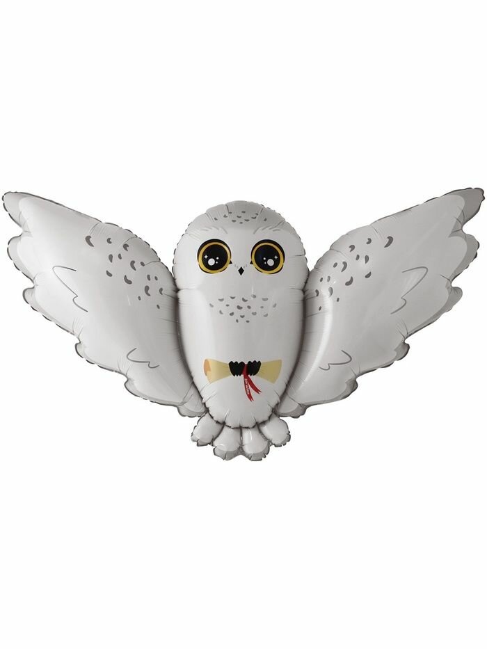 Воздушный шар фольгированный 51" Полярная сова Букля